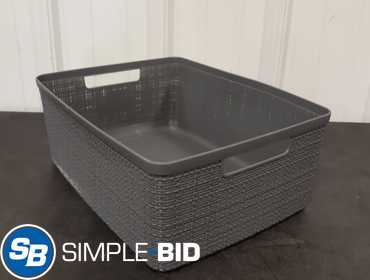 SimpleBid Inc. | New Curver JUTE Basket 13.9" x 10.7"...