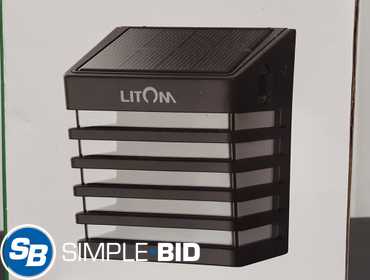 SimpleBid Inc. | LITOM 4-Pack Solar Fence Lights