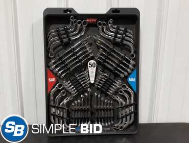 SimpleBid Inc. | MaxTech (5) SAE & MM Wrench Set
