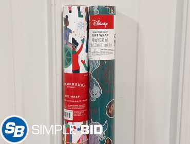 SimpleBid Inc. | Lot of (2) Wrapping Paper Tubes - (1)...