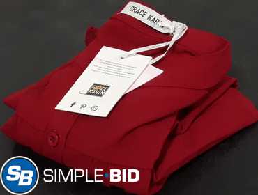 SimpleBid Inc. | Women's Grace Karin Button Down Mock...