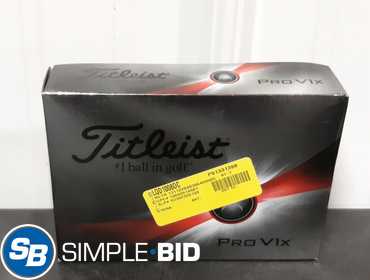SimpleBid Inc. | Titleist PRO V1x - One Dozen Golf...