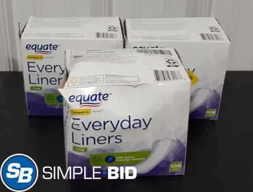 SimpleBid Inc. | Lot of (3) boxes of EQUATE everyday...