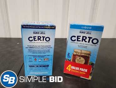 SimpleBid Inc. | Lot of (8) CERTO sure Jell Liquid