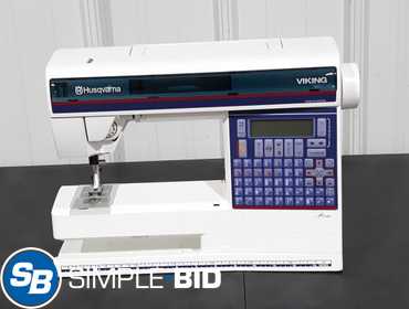 SimpleBid Inc. | Husqvarna Viking Rose Sewing Machine ...
