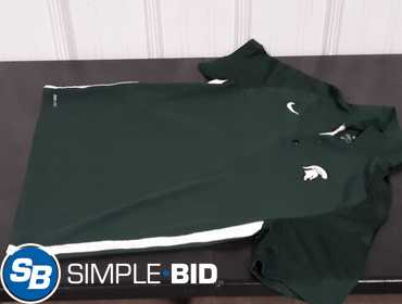 SimpleBid Inc. | Nike Dri Fit Michigan State Polo