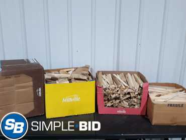 SimpleBid Inc. | Lot of (4) Boxes of Kindling, wood,...