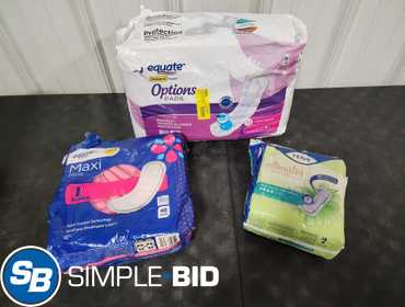 SimpleBid Inc. | Lot of (3) Packages of Pads including...