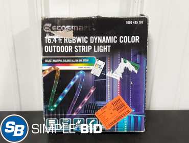 SimpleBid Inc. | Ecosmart 16.4ft. RGBWIC Dynamic Color...