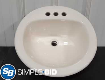 SimpleBid Inc. | ProFLo Round Countertop Lavatory