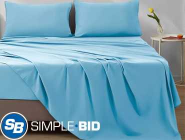 SimpleBid Inc. | Homes King Size Jersey Sheet Set
