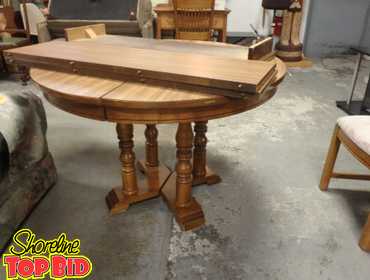 Shoreline Top Bid | Maple Dining Table with 3 leafs