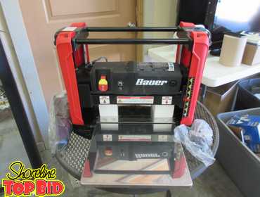 Shoreline Top Bid | Bauer 15 Amp Thickness Planer,...