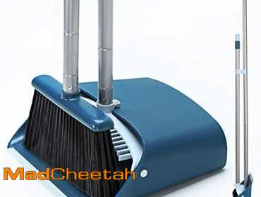 MadCheetah.com | SONCAL Standing Dustpan and Broom Set...