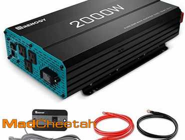 MadCheetah.com | Renogy 2000W Pure Sine Wave Inverter...