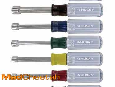 MadCheetah.com | Husky Nut Driver Set (7-Piece)