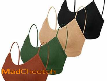 MadCheetah.com | KCDDUMK 4-Piece Cami Bras - Wireless...