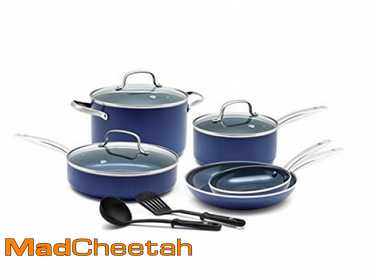 MadCheetah.com | Blue Diamond Cookware Diamond Infused...