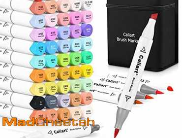 MadCheetah.com | Caliart Alcohol Brush Markers, 51...