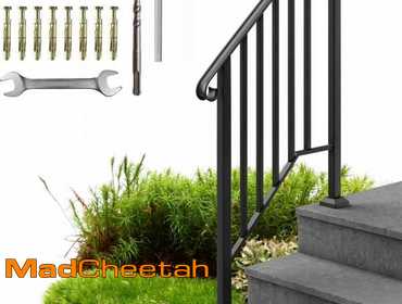MadCheetah.com | Metty Metal Hand Rails for Outdoor...
