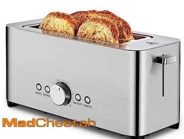 MadCheetah.com | REDMOND Toaster 4 Slice, Stainless...