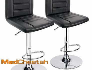 MadCheetah.com | Leopard Bar Stools Set of 2, Modern...