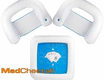 MadCheetah.com | Zento Card Table for Pool Inflatable...