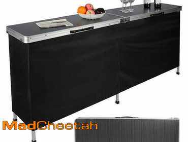 MadCheetah.com | REDCAMP Extra Long Portable Bar Table...