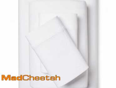 MadCheetah.com | Full Jersey Sheet Set White - Room...