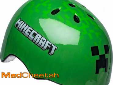 MadCheetah.com | Minecraft Creeper Child Bike Helmet