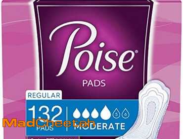 MadCheetah.com | Poise Incontinence Pads & Postpartum...