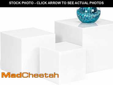 MadCheetah.com | Red Co. Glossy White Acrylic Cube...