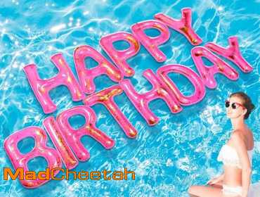 MadCheetah.com | Shappy 20'' Happy Birthday Pool Float...