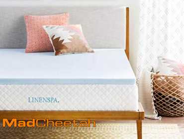MadCheetah.com | LINENSPA Memory Foam Mattress Topper ...