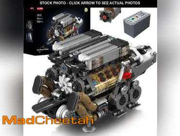MadCheetah.com | Mould King 10131 W16 Engine Building...