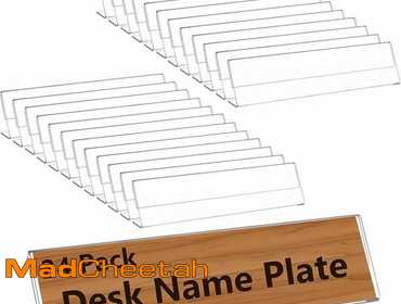 MadCheetah.com | Yalikop 24 Pieces Acrylic Name Plates...