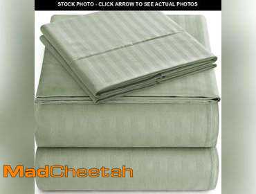 MadCheetah.com | Queen Sheet Set - 4-Piece Striped...