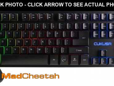 MadCheetah.com | CUKUSA Rainbow Backlit Gaming...