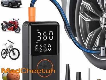 MadCheetah.com | NUSTE Tire Inflator Portable Air...