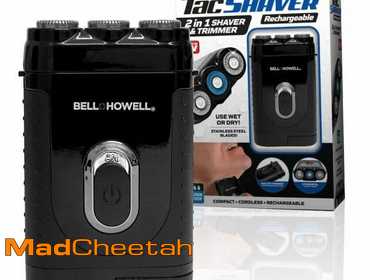 MadCheetah.com | Bell + Howell Tac Shaver 2 in. 1...