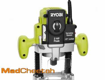 MadCheetah.com | RYOBI 10 Amp 2 HP Plunge Base Corded...