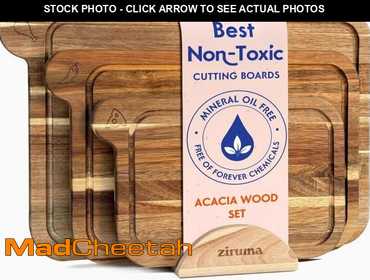 MadCheetah.com | Ziruma FSC Acacia Wood Cutting Board...