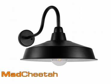 MadCheetah.com | Diyel Gooseneck Barn Light Outdoor,...