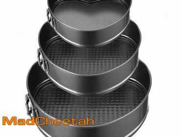 MadCheetah.com | Heart Springform Cake Pan Set of 3...