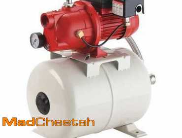 MadCheetah.com | Jet Pump,Tank,1/2 HP,115/230V,5.8 Gal...