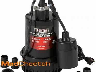 MadCheetah.com | Ironton Submersible Water Pump with...