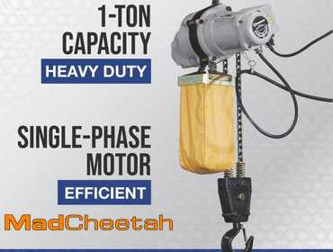 MadCheetah.com | Strongway Electric Chain Hoist, 1-Ton...