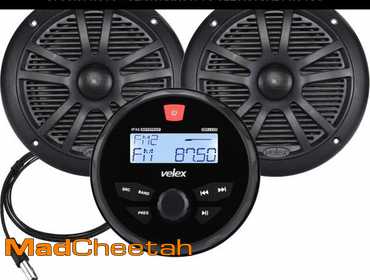 MadCheetah.com | Velex Marine Stereo Speaker Package...