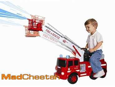MadCheetah.com | Skyteam Action Fire Engine Ride-On