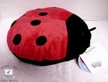 Rocket-Bid.com | Ladybug Plush Massaging Pillow, 12"